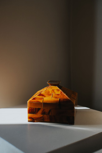 Brown Pyramid Box | Hatton and Harding