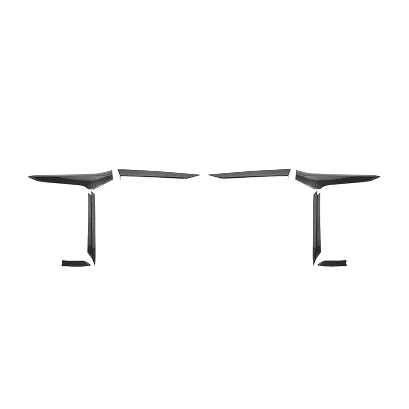 C8 Z06 Corvette 2023+ Door & Side Intake Carbon Fiber (wishbone) Trim ...