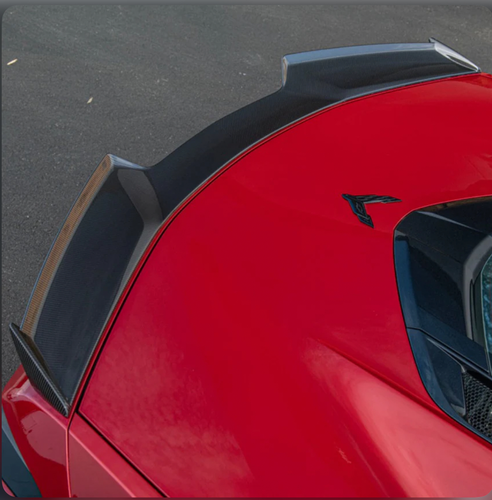 C8 Z06 Corvette Z06 and E-Ray Carbon Fiber Rear Spoiler
