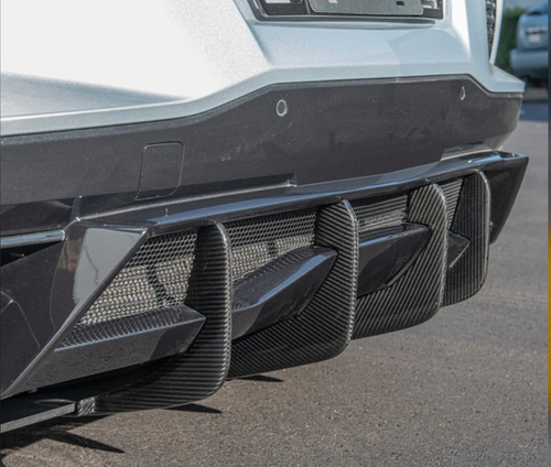 2020-26 Corvette C8 Stingray Add-on Rear Diffuser Fins