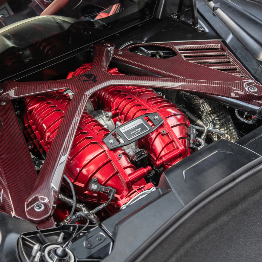 CHEVROLET CORVETTE C8 ENGINE BAY X-BRACE