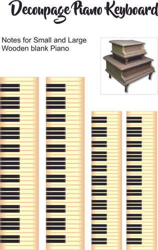 Deco Print Piano Keys | Creative Talents