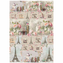 French Vintage A3 Sticker Sheet | Creative Talents