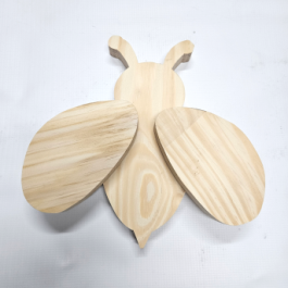 Wood Pine Bee Cut Out | Creative Talents