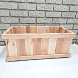 Wood Pine Planter Box | Creative Talents