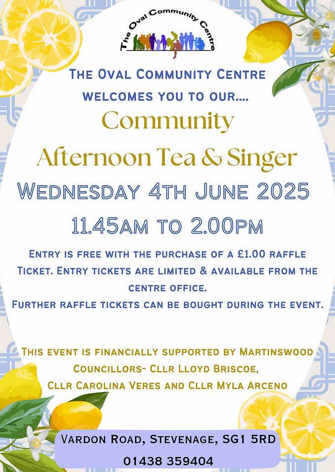 Welcome | Oval Community Centre