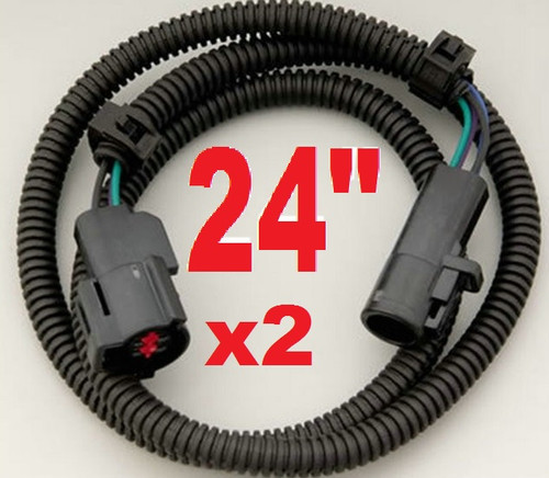 Pair 24" Ford Mustang O2 Extension Harness 4.6L | performancevh