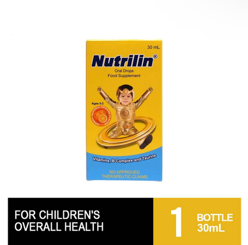 Nutrilin Drops | 30ml | for 0-2 years old | The Goddess Beauty