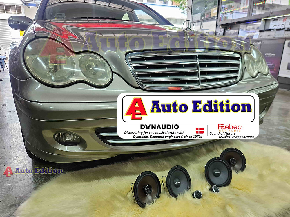 Mercedes E200 Car Speakers upgraded to Rebec Car Audio - with Auto ...