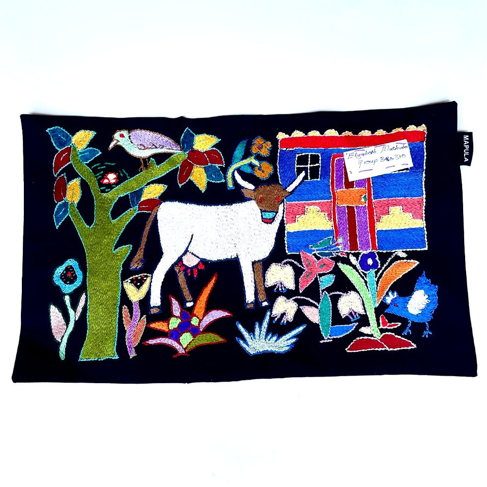 OBLONG CUSHIONS | Mapula Embroideries