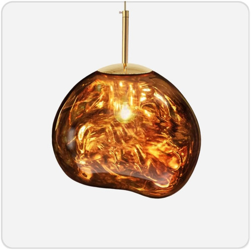 I--LITE LAVA MELT GOLD CEILING LIGHT - XL 36 CM | I—Lite
