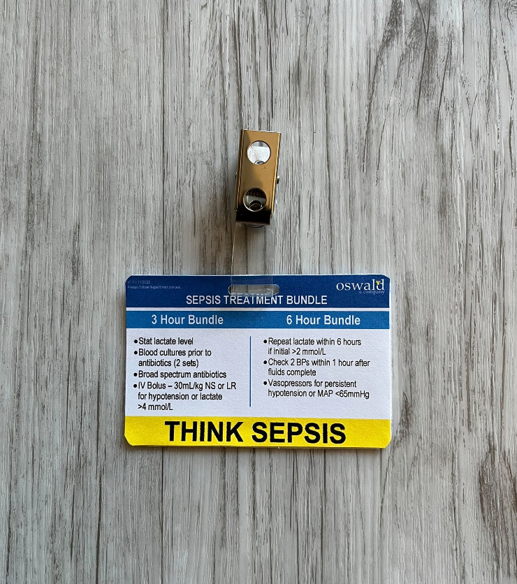 Think SEPSIS Badge Buddy | Home