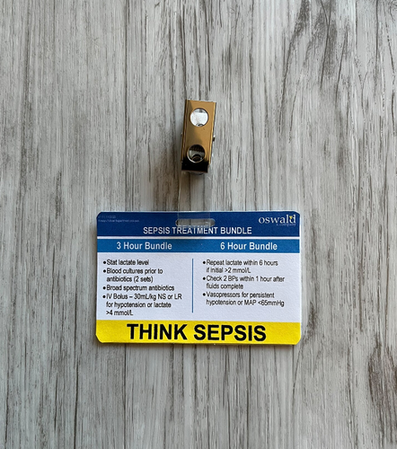 Think SEPSIS Badge Buddy | Home