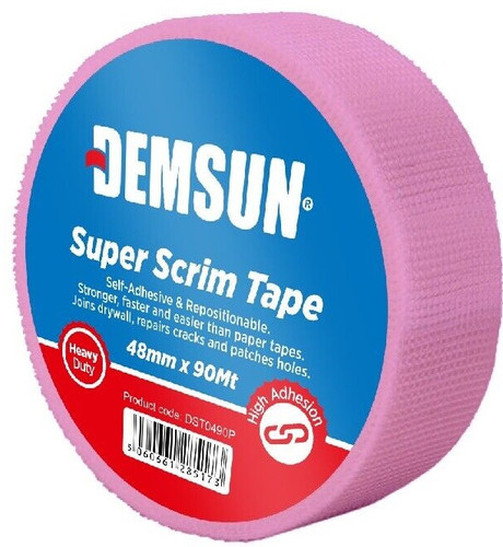 DEMSUN PINK SCRIM TAPE 48M X 90MTR | Omega Drywall