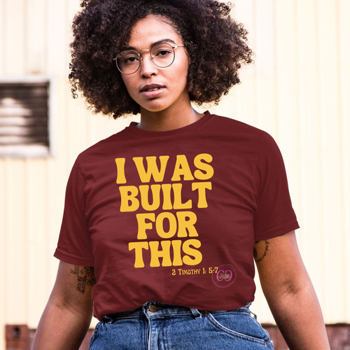I Was Built For This 2 Timothy Screen Print Transfer | Cocoa Cuttables