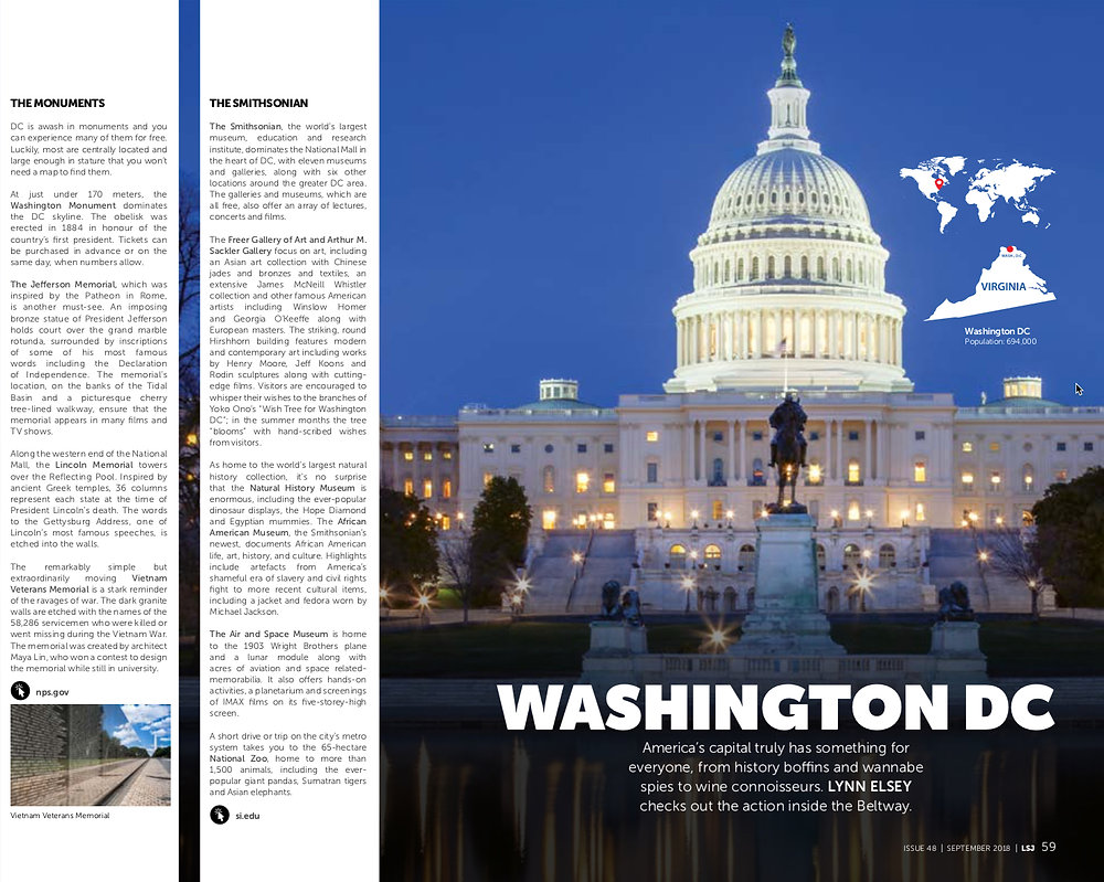 A guide to Washington DC