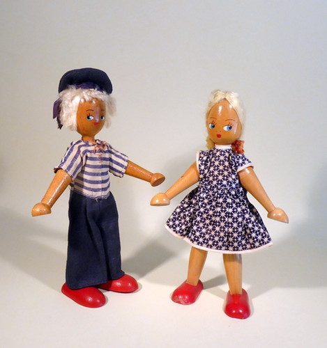 Two Vintage Polish Peg Joli Dolls | Pelham Puppets