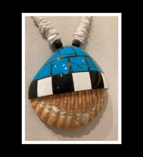 Mosaic Shell Necklace | Michael Gorman Gallery