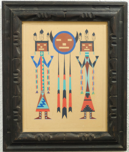 Three Ye'ii , Prints | by Chester Nez | Michael Gorman Gallery
