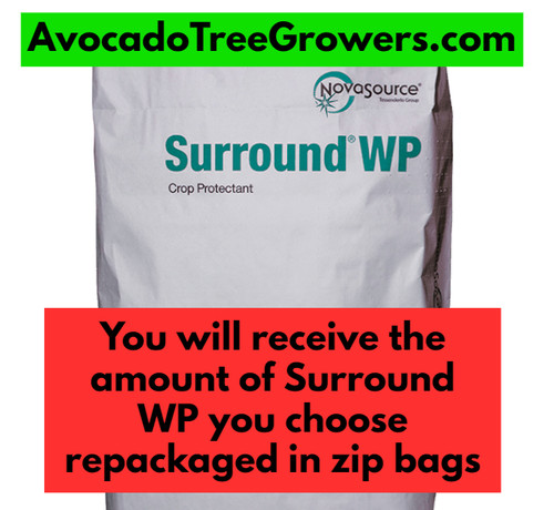 Surround WP Derived from kaolin clay Protect Against Insects, Disease & Sunburn | Avocado Tree ...