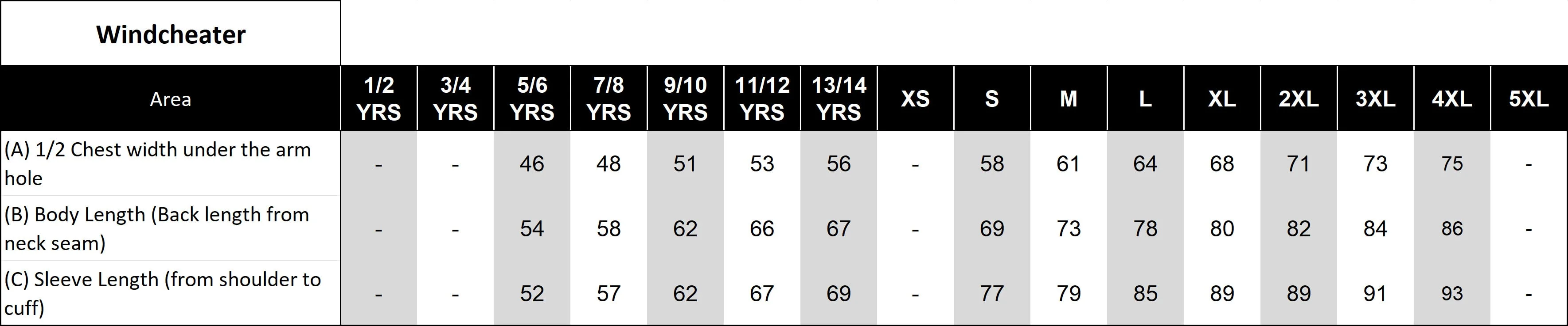 Sizing Guide | GRG