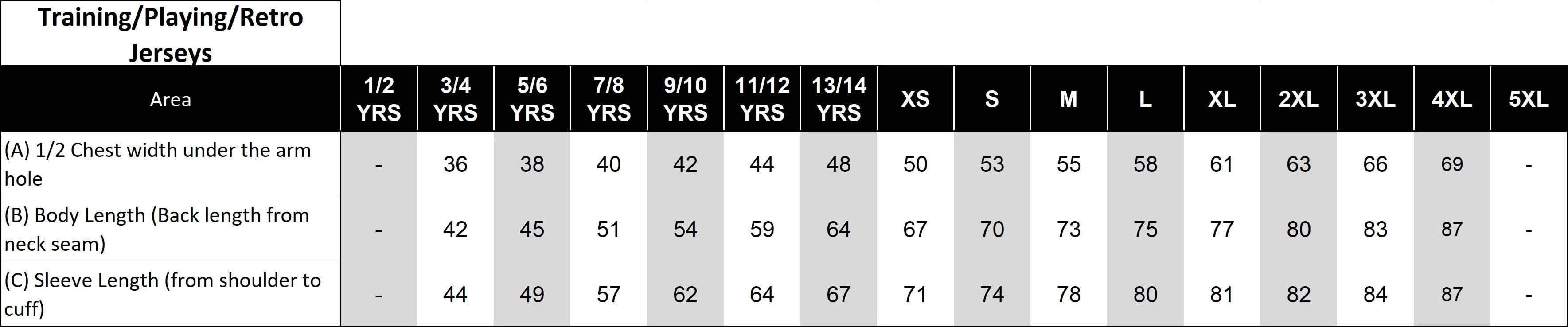 Sizing Guide | GRG