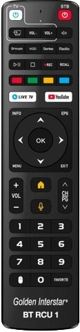 G-300 BT RCU 1 remote control | Golden-Media