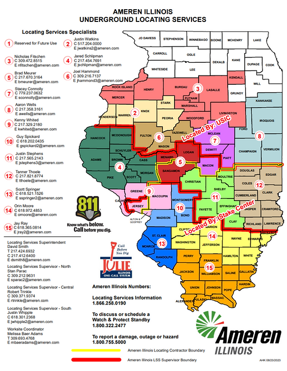 LOCATING SERVICES | Illinois-LICA