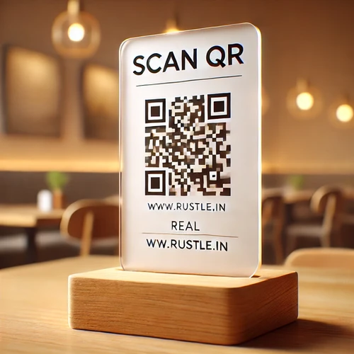 Qr Code holder | Rustle