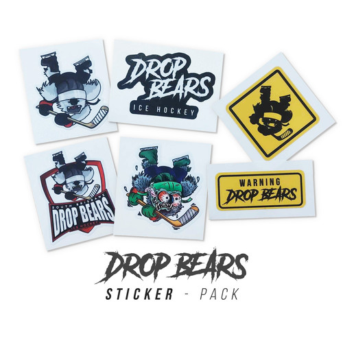 DROP BEARS STICKER PACK | Dropbears