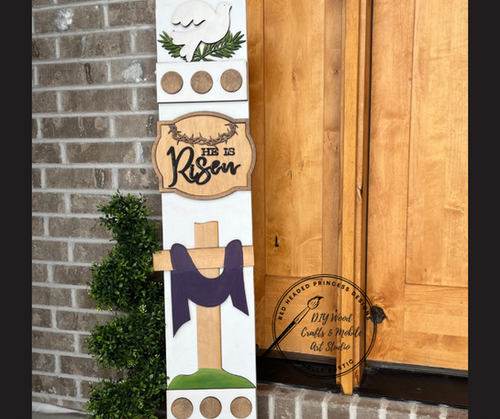 He is Risen Easter Porch Leaner Kit! | Wholly Rustic