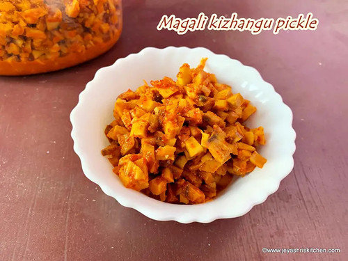 mahani kizhangu pickle ( nanari root pickle ) 250gm | KAIMURRUKU