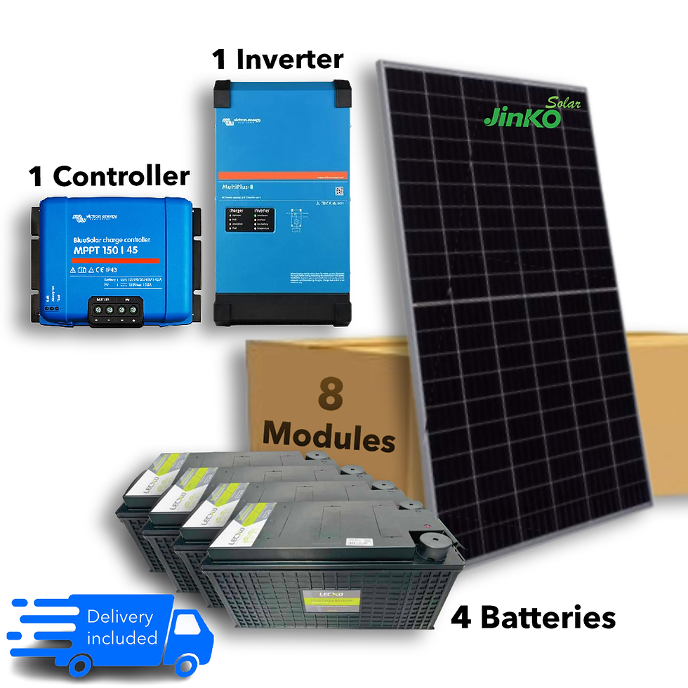 5kva Premium Solar Kit With 5kwh Lithium Batteries | Sharaf DG Energy