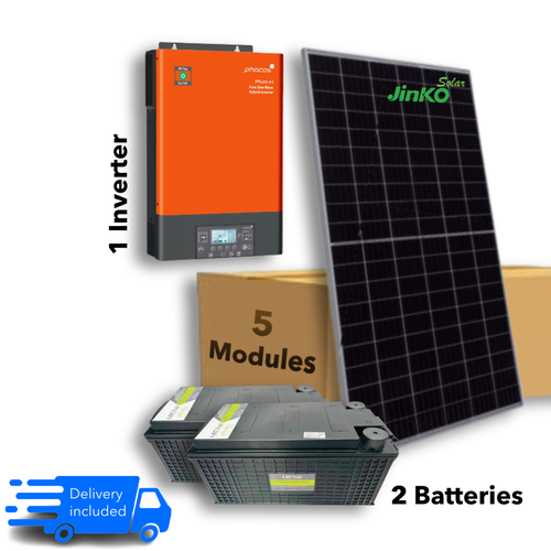 3KVA Lite Solar Kit With 5KWh AGM Batteries | Sharaf DG Energy