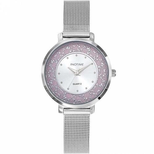 Montre Acier Femme Argentée Tendance | Inotime 914380