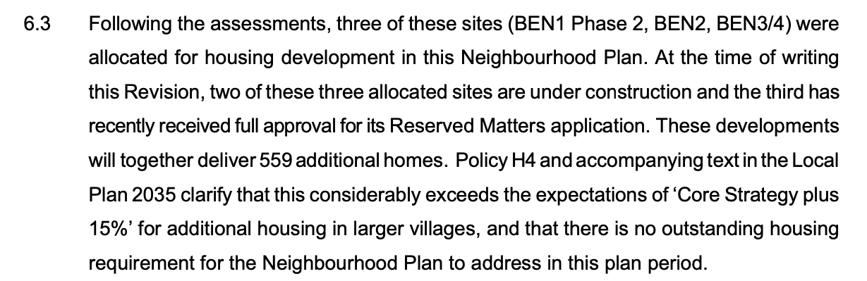 Case study: Benson village relief road