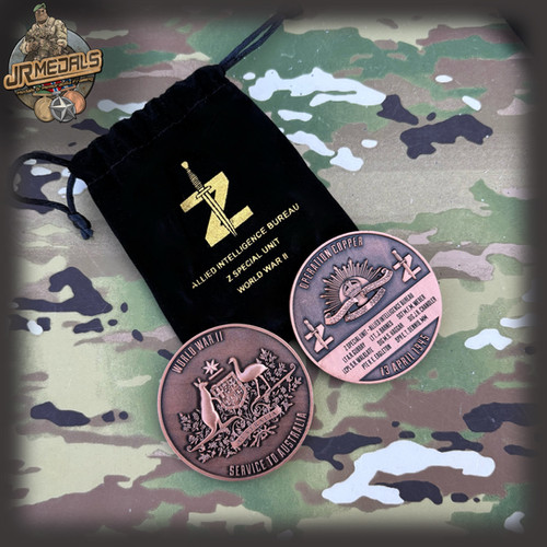Z Special Unit Operation Copper Commemorative Coin | JR Medals