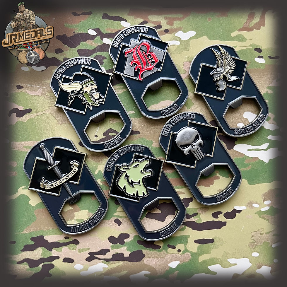 2 Commando Regiment bottle opener challenge coin | JR Medals