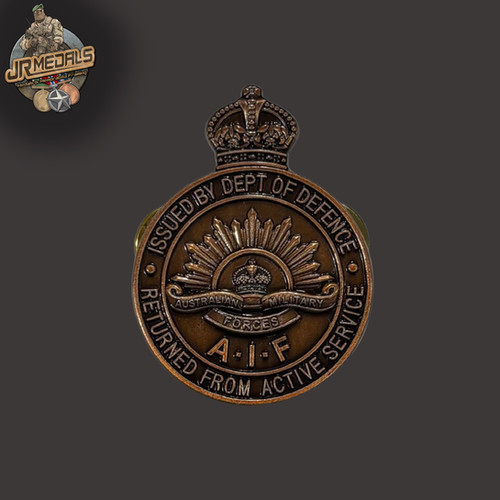 Returned from Active Service Badge (WWI) | JR Medals