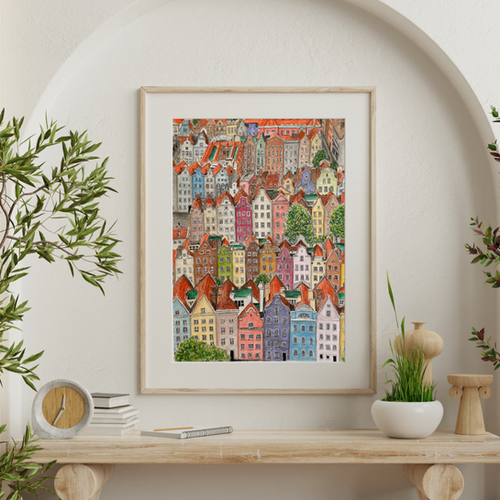 Gdansk Art Print | Aislin Draws