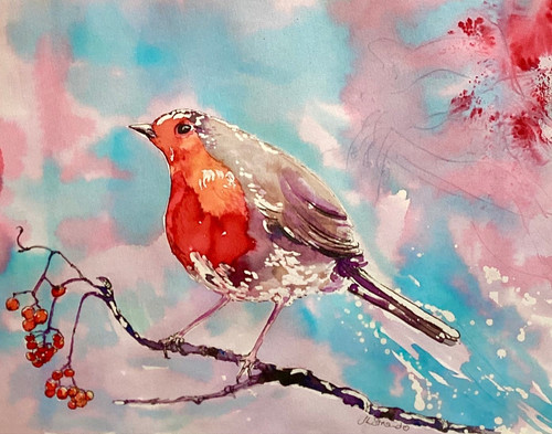 ‘Little Friend ’ medium and small mounted limited edition print of 10 ...