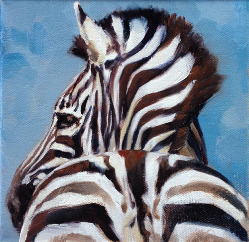 Zebra Rump Print | kindriegrovearts