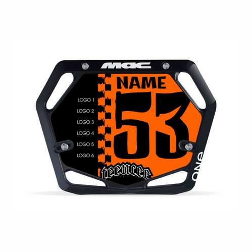 BMX PLATE DECAL - Speed | teencee-graphics