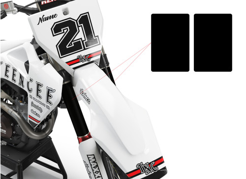 UPPER FORK WRAPS | Black | Teencee Graphics