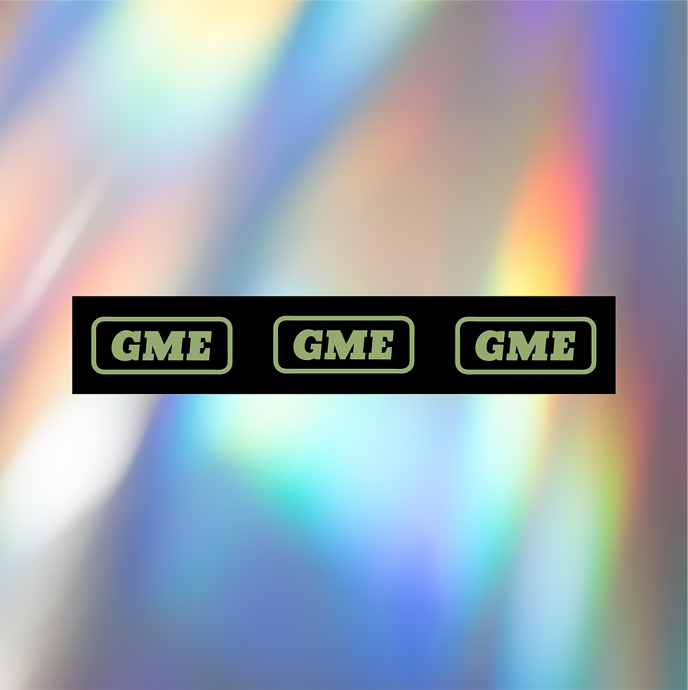 GME - Antenna Sticker | teencee-graphics