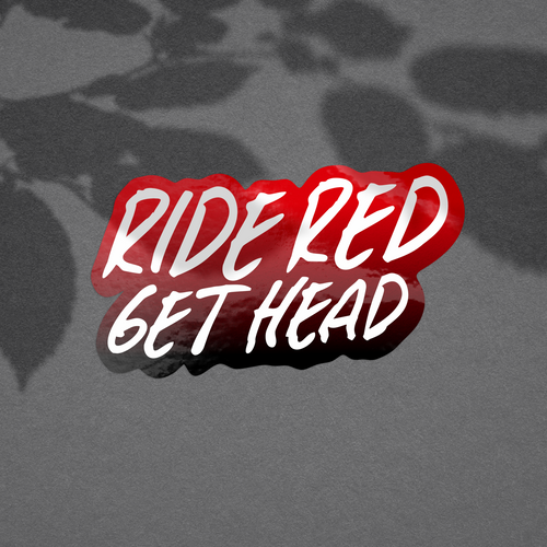Ride Red Sticker | Teencee Graphics