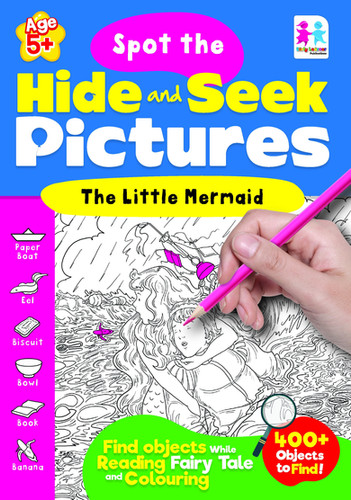 Spot The Hide And Seek Pictures The Little Mermaid | AL REWAYA BOOKSTORE