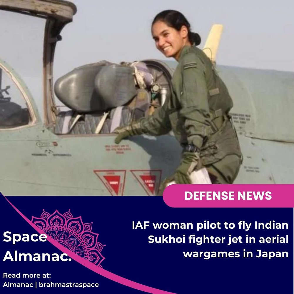 IAF woman pilot to fly Indian Sukhoi fighter jet in Aerial Wargames in Japan