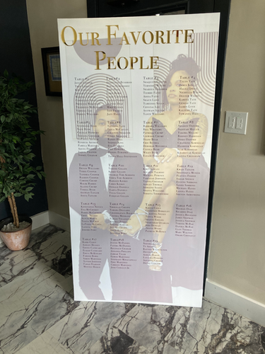 Self Standing Photo Seating Chart | Its The POPoff!