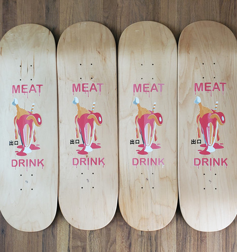 Meat Drink Skateboard | Chukou Designs